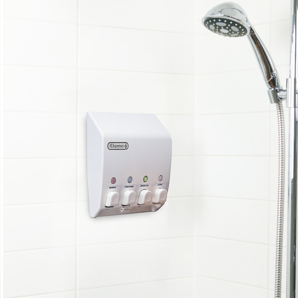 CLASSIC Shower Dispenser 4 Chamber | Liquid Soap Dispenser - Wall ...