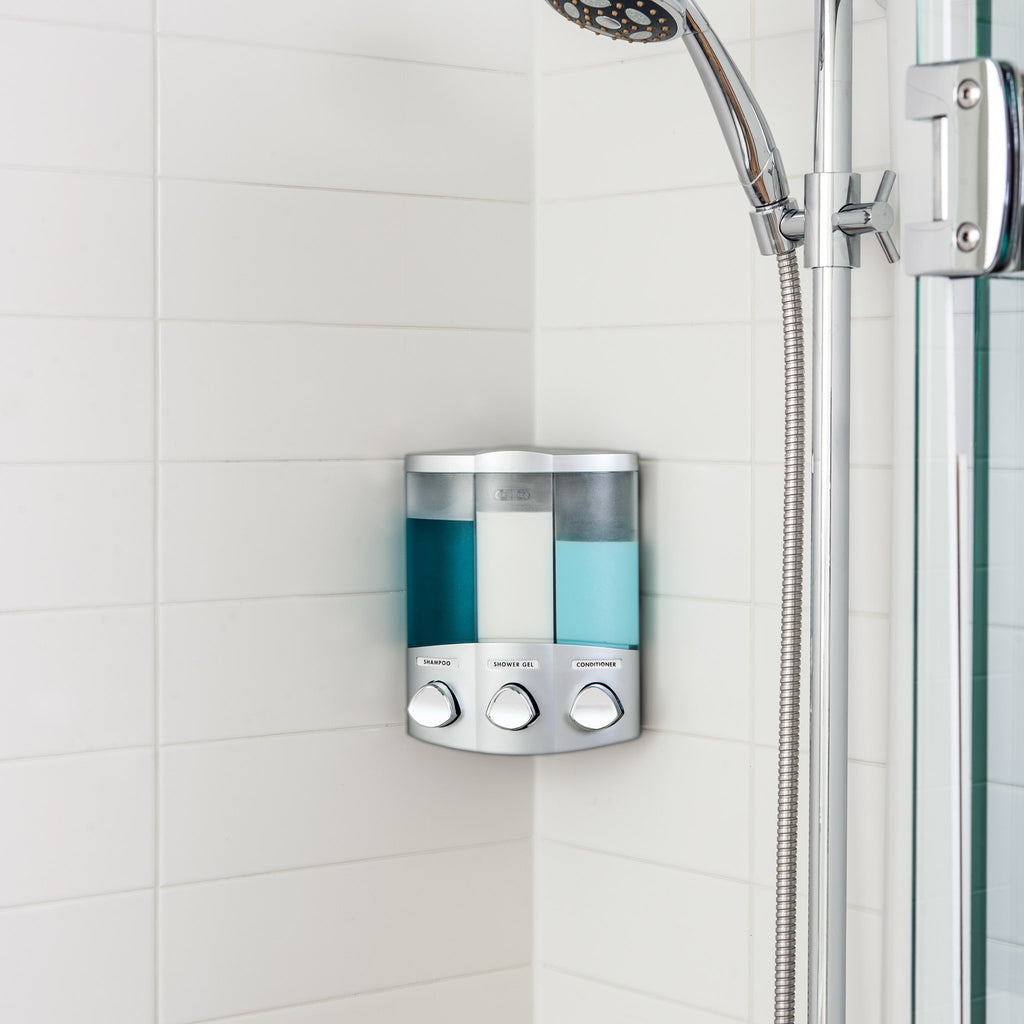 Trio Shower Dispenser | Liquid Soap Dispenser - Wall Mounted Soap ...