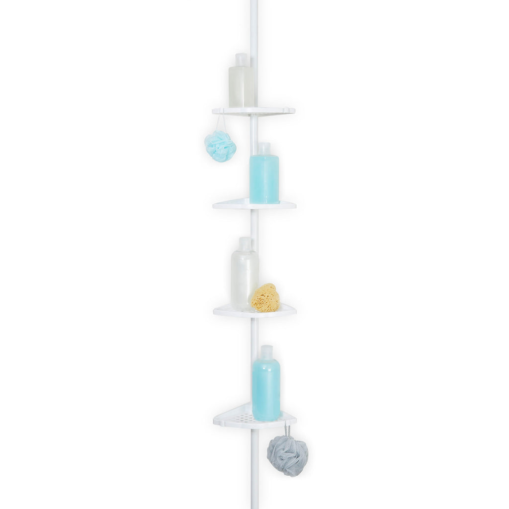 Ulti-Mate Shower Pole Caddy | Shower Organization, Corner Shower ...
