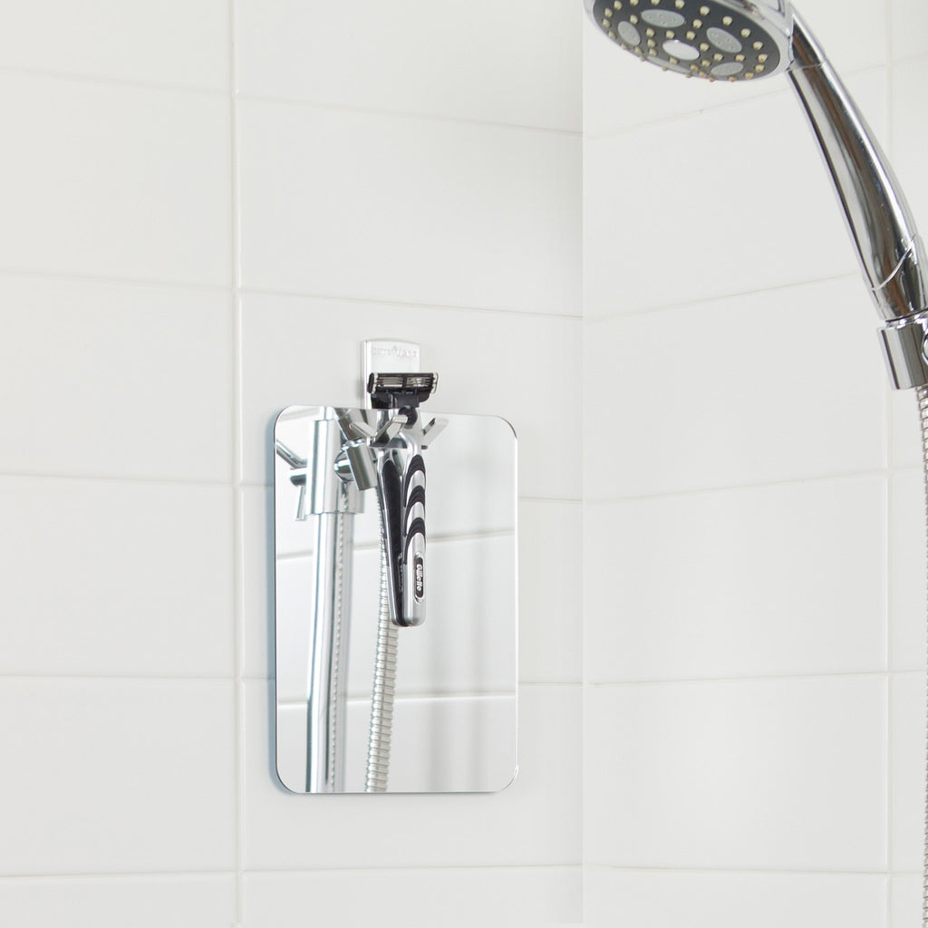 The Shower Mirror | Fog-Free Bathroom Mirror with Chrome Hook - Bath ...